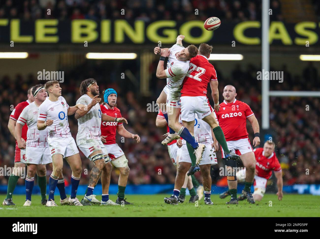 25th February 2023; Principality Stadium, Cardiff, Wales: Six Nations ...