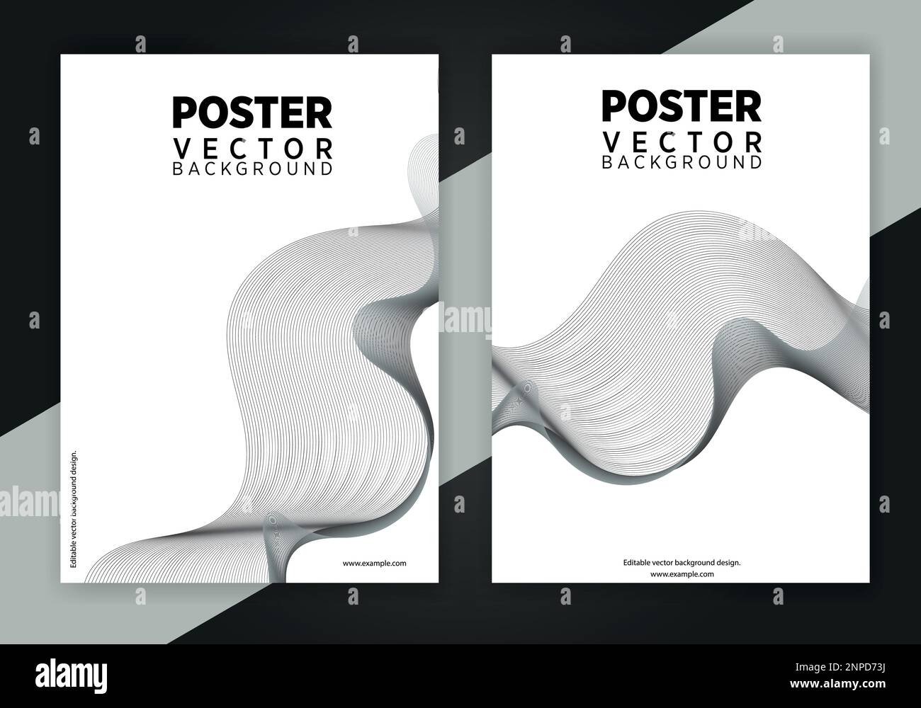 collection of abstract backgrounds poster template. colorful ...