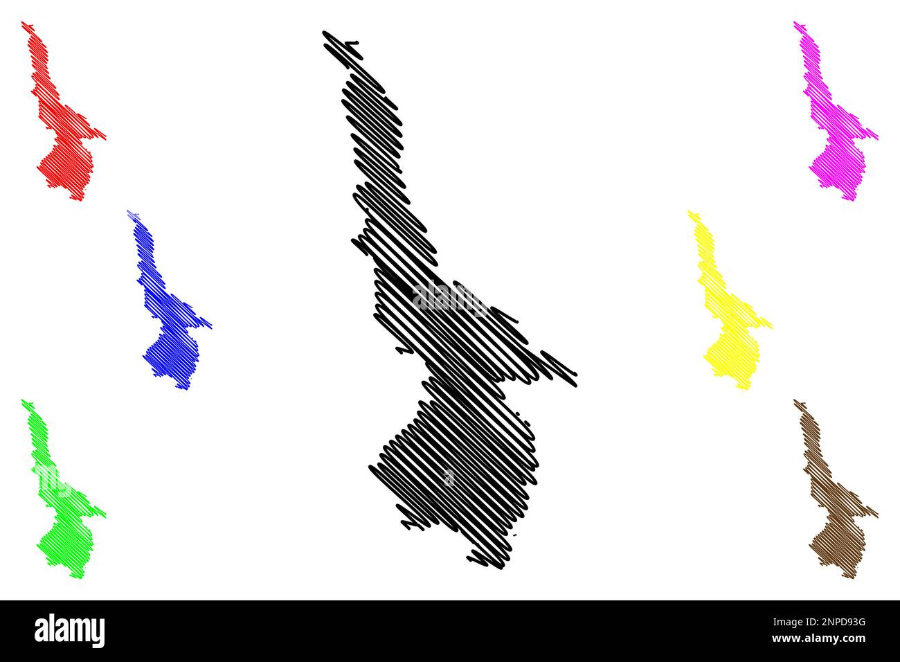 Map of ojinaga mexico hi-res stock photography and images - Alamy