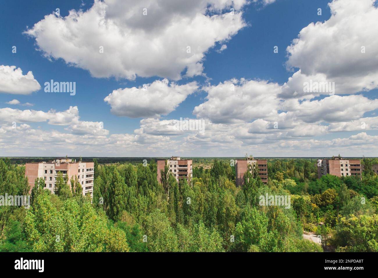 Pripyat ukraine ghost town aerial hi-res stock photography and images ...