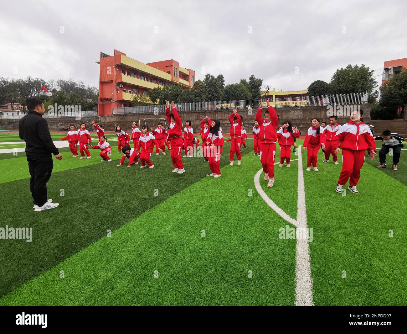 Shenzhen, China's Guangdong Province. 10th Feb, 2023. Students of the ...