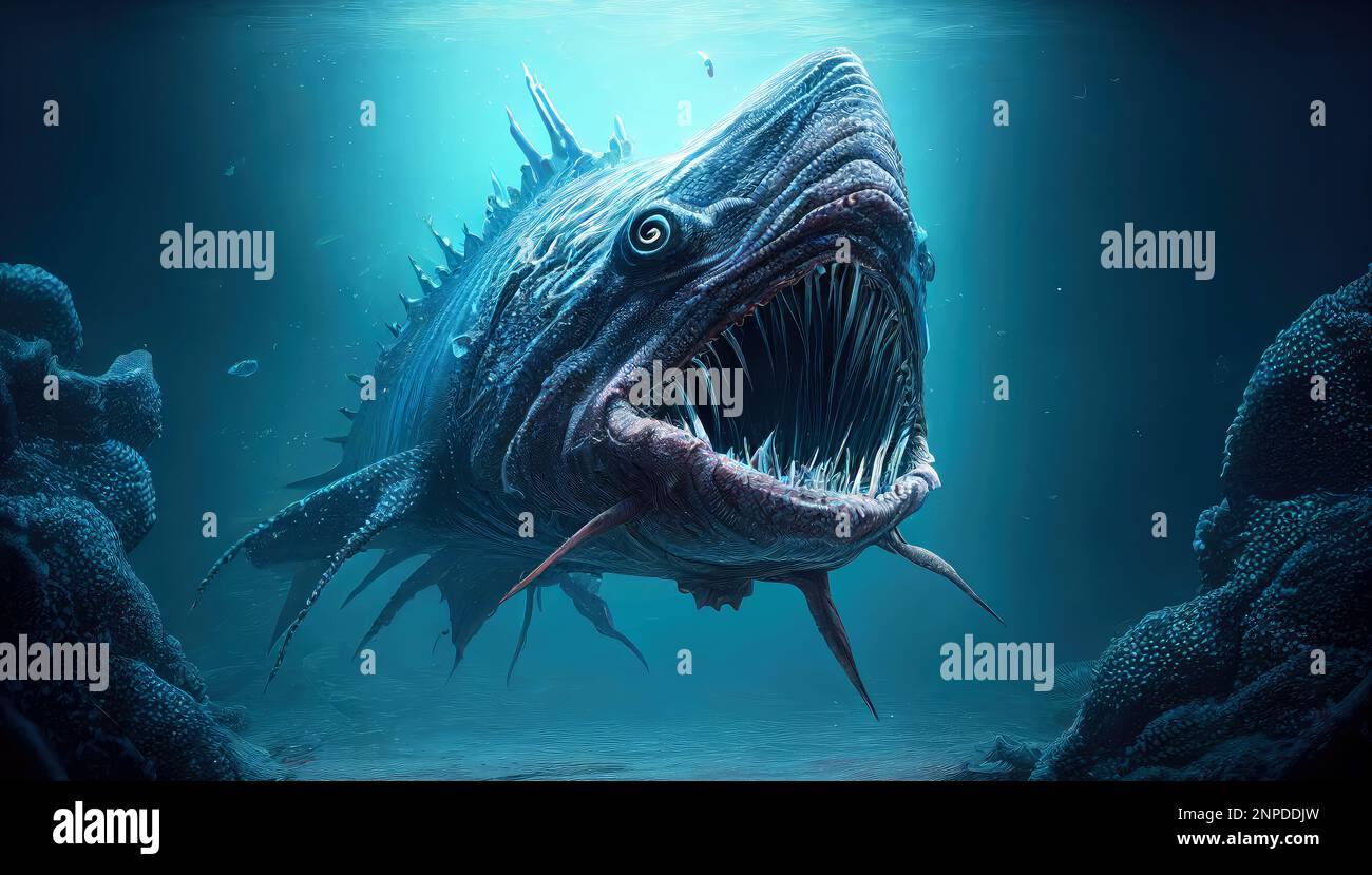 Oceanic illustration hi-res stock photography and images - Alamy