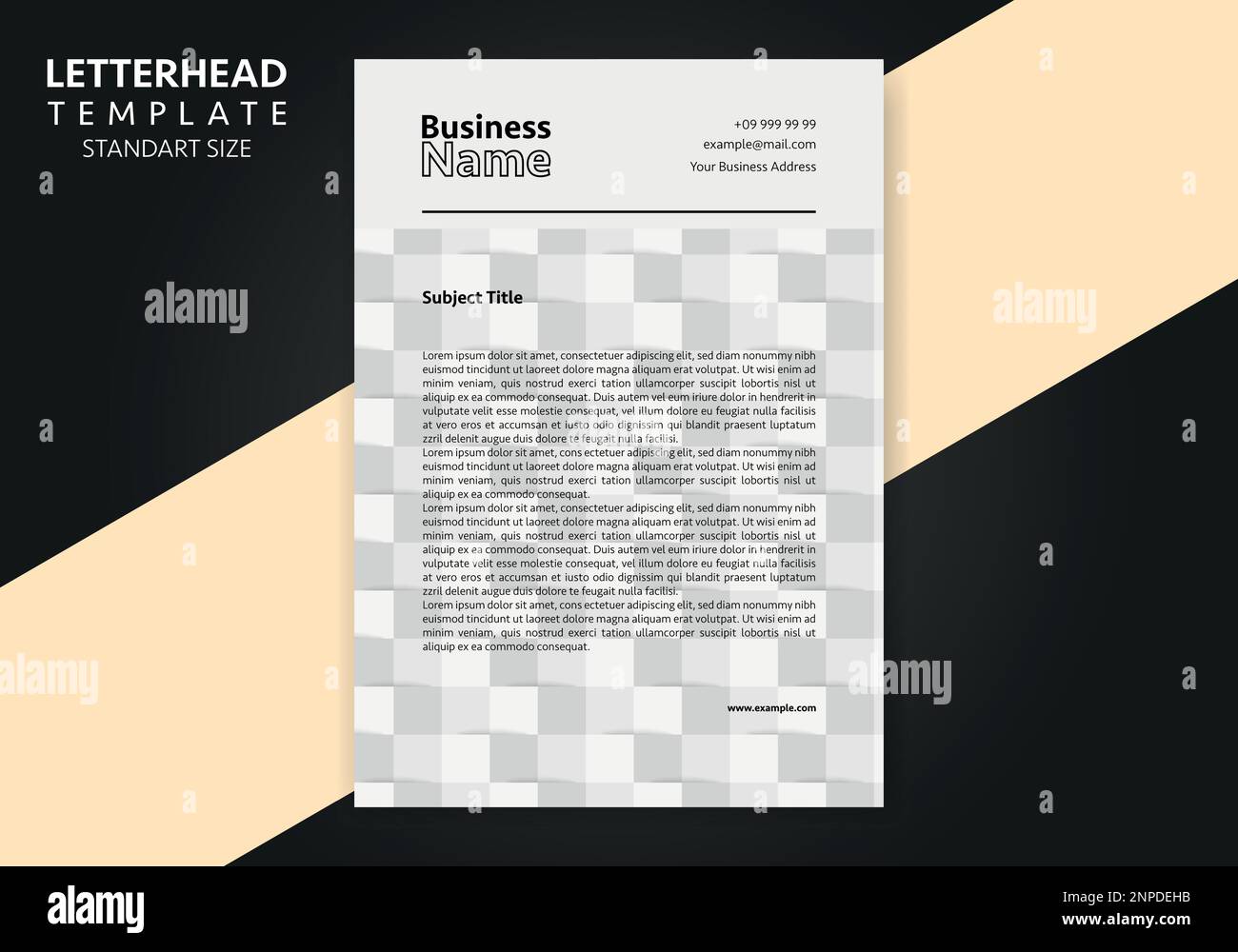 Corporate Business Letterhead, Elegant and minimalist style letterhead ...