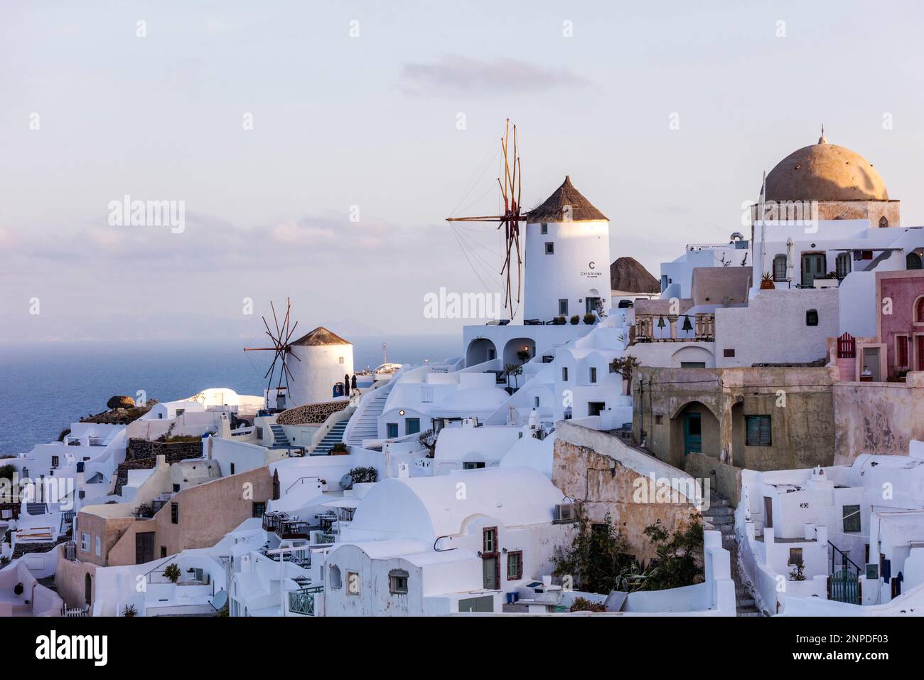 Beautiful view traditional windmills hi-res stock photography and ...