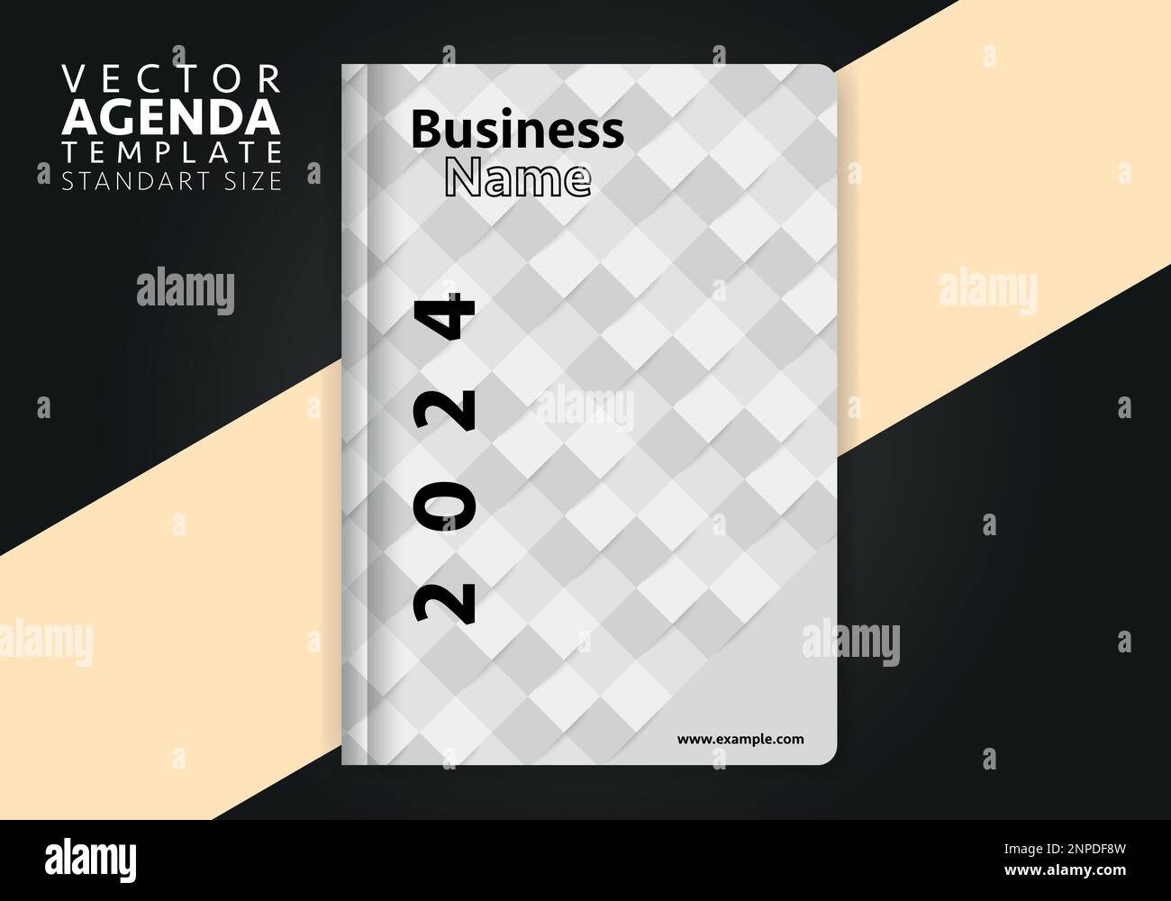 Agenda template Stock Vector Images - Alamy