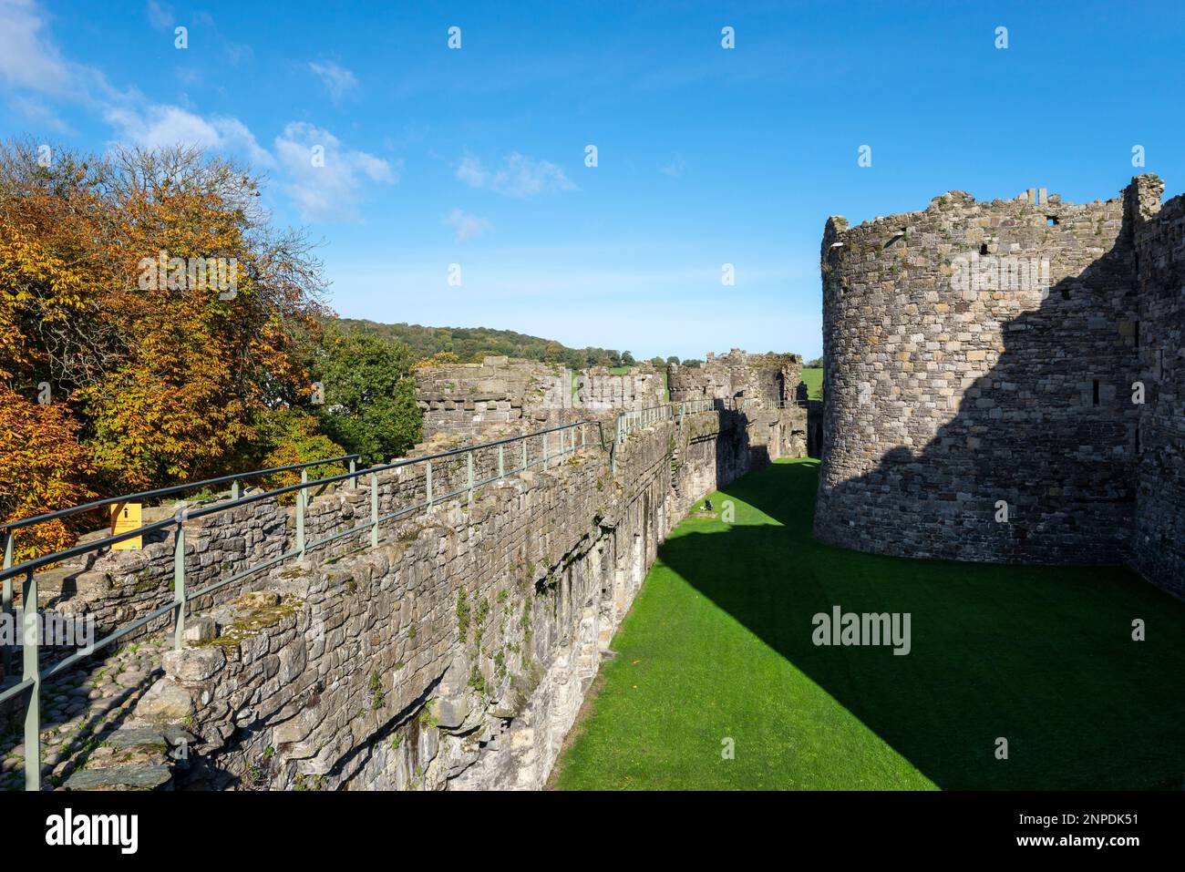 Beaumaris Castle, a 13th-14th century building in Anglesey, NorthWales ...