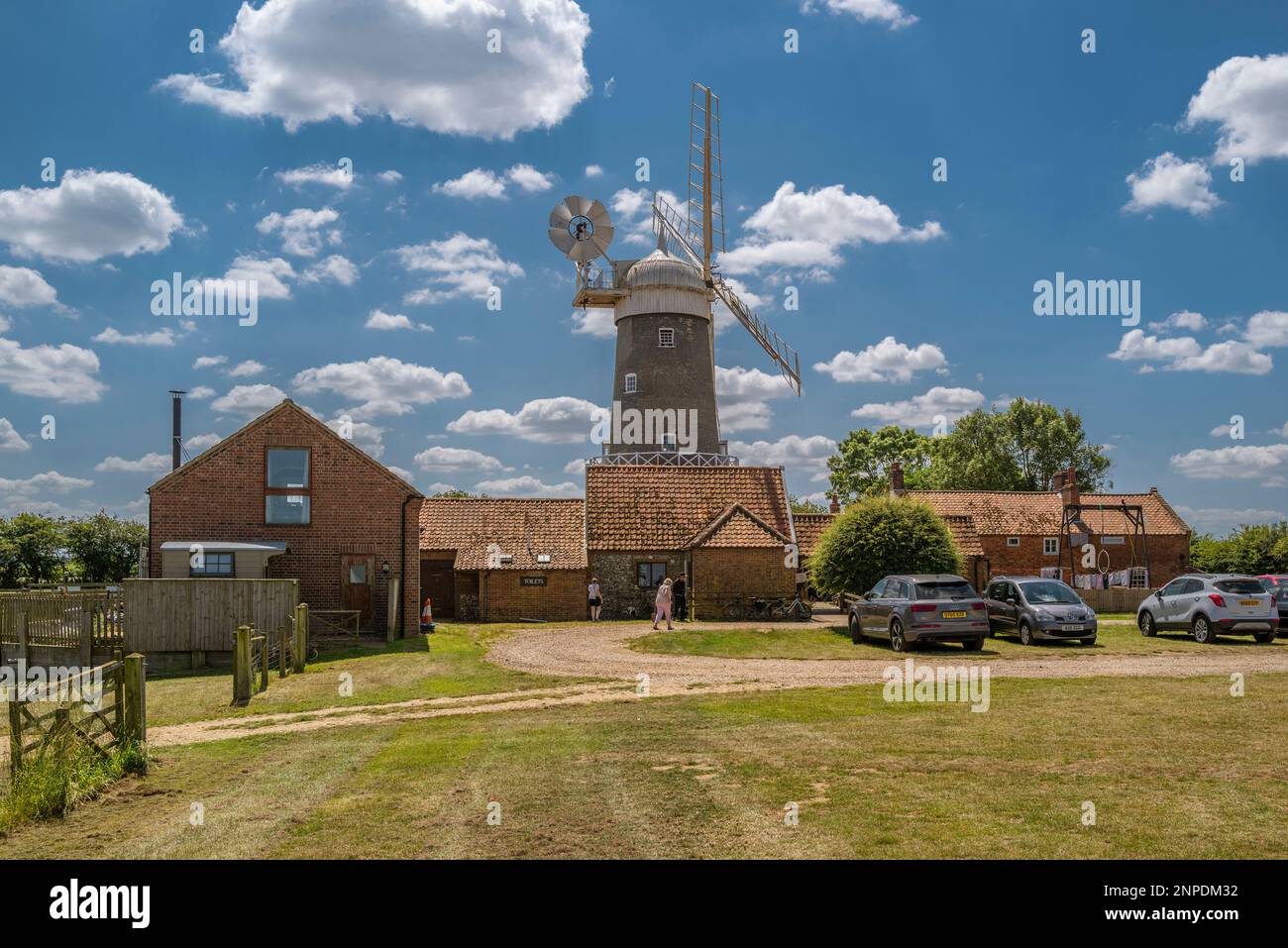Bircham windmill is one of the many remaining in Norfolk Stock Photo ...