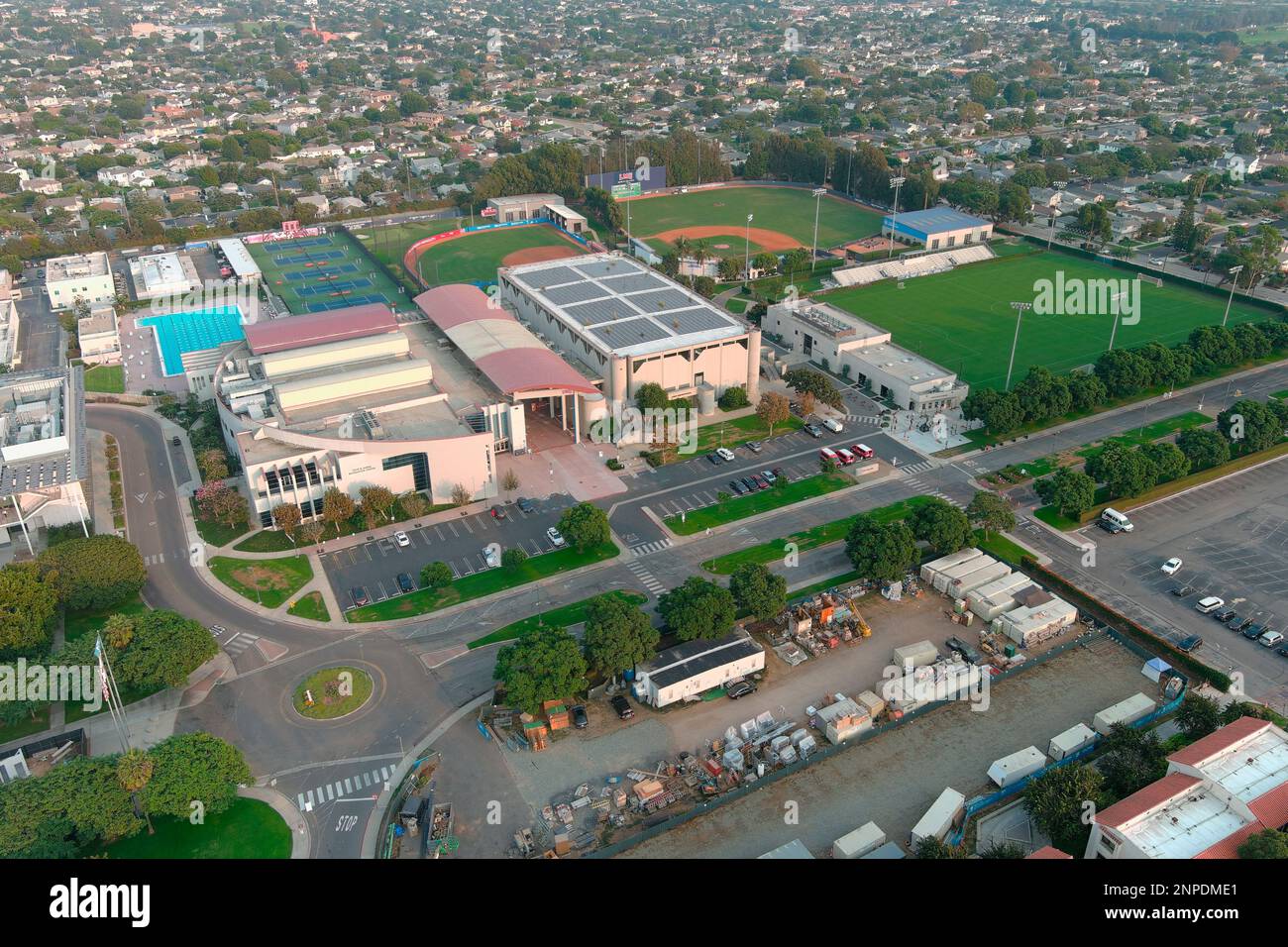 A general view of the Burns Recreation Center, Gersten Pavilion ...