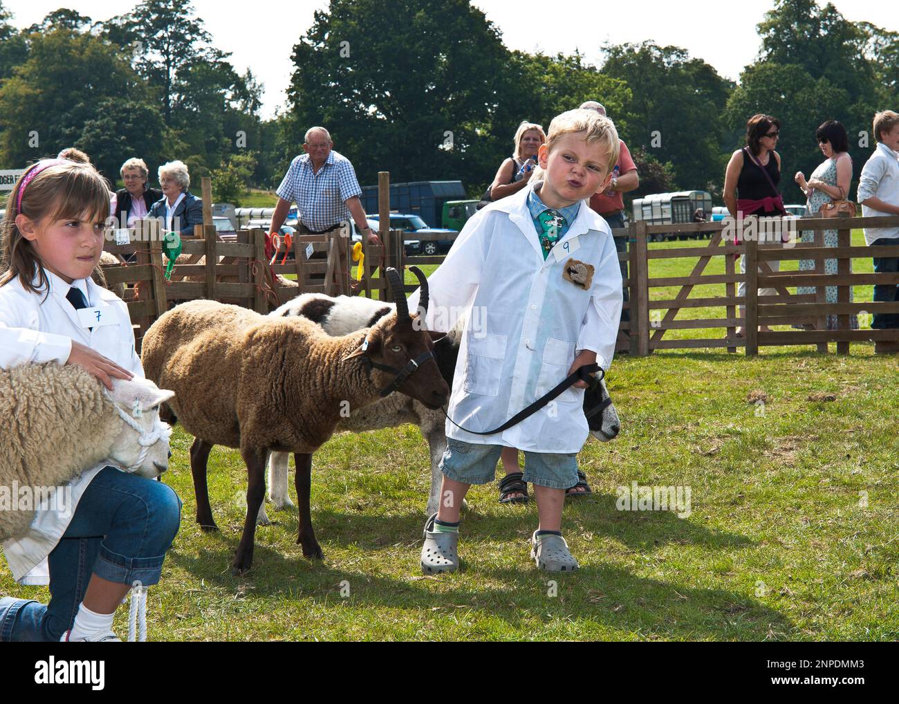 Young farmers at Masham sheep fair Stock Photo - Alamy