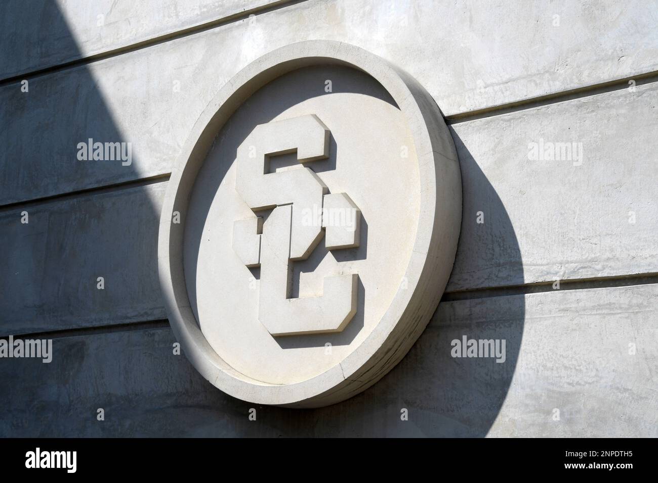 A general view of interlocking SC logo at theJohn McKay Center on the ...