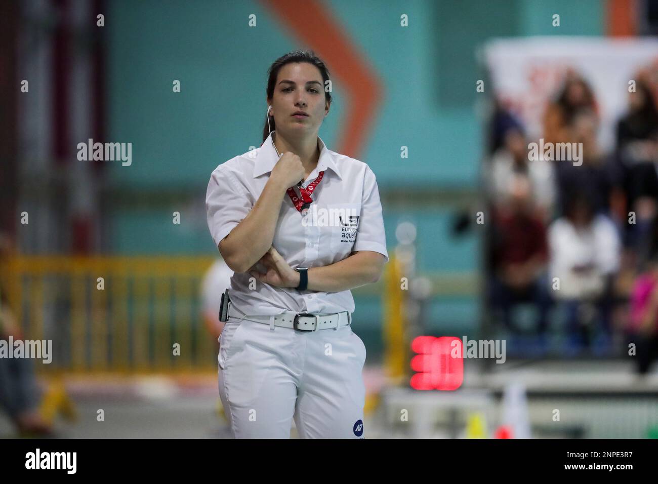 referee match during the Waterpolo Women's Champions League SIS Roma vs ...