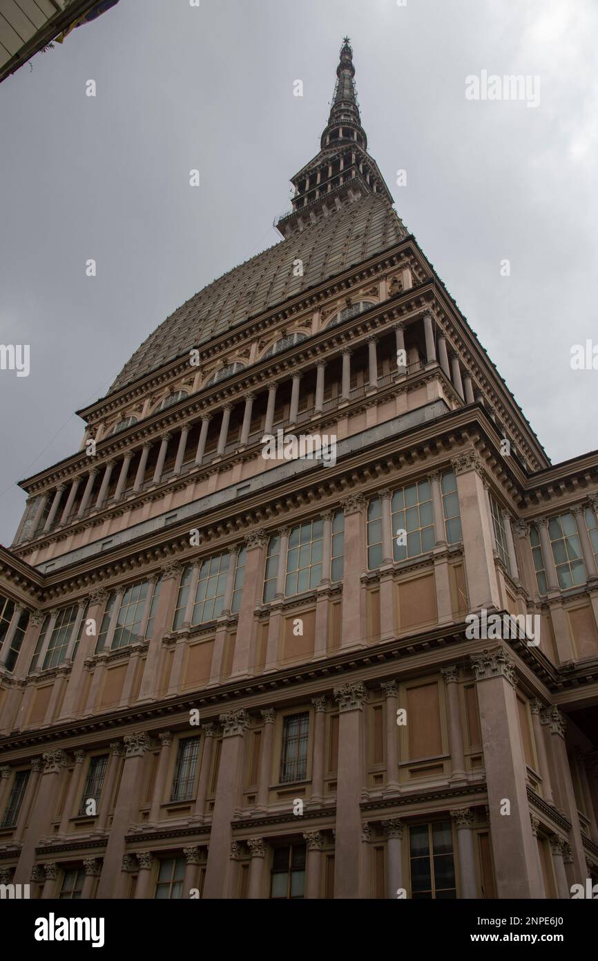 The tower of the Mole Antonelliana - originally a synagogue - housing ...