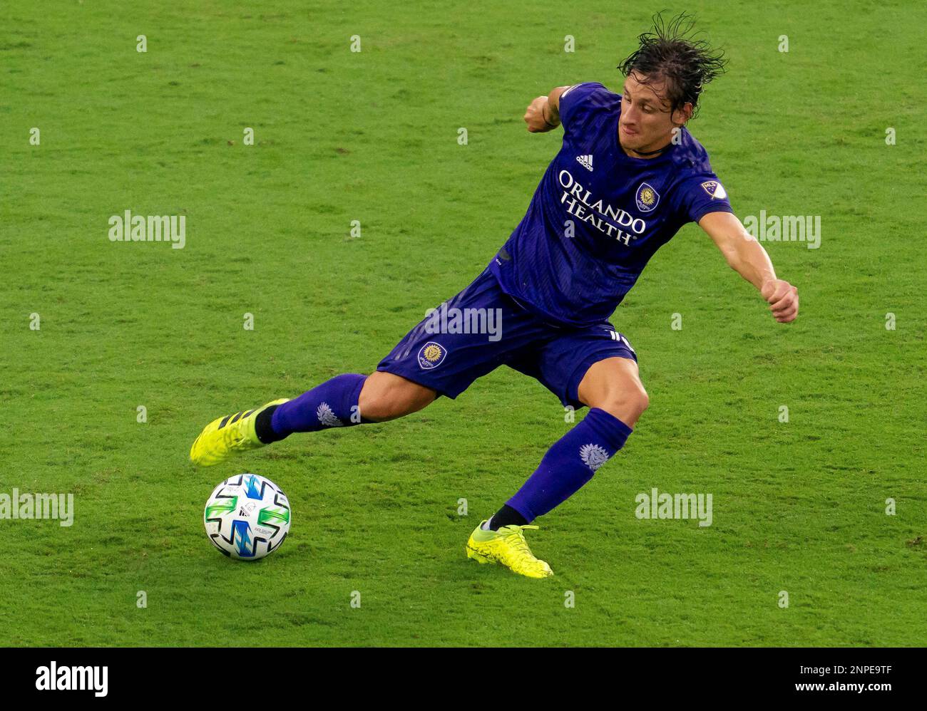 ORLANDO, FL - OCTOBER 03: Orlando City defender Rodrigo Schlegel (15 ...