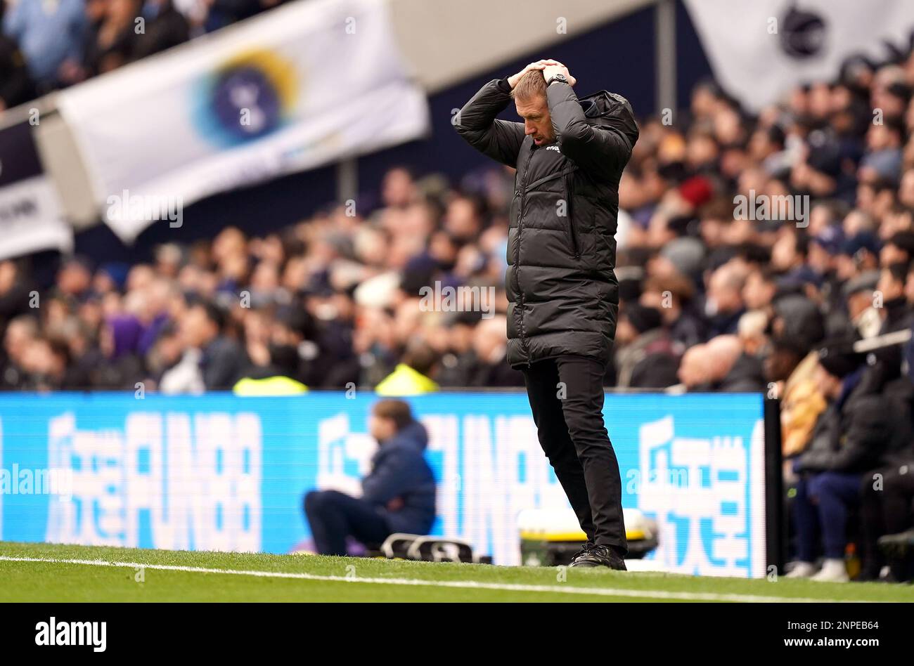 Chelsea manager Graham Potter during the Premier League match at the ...