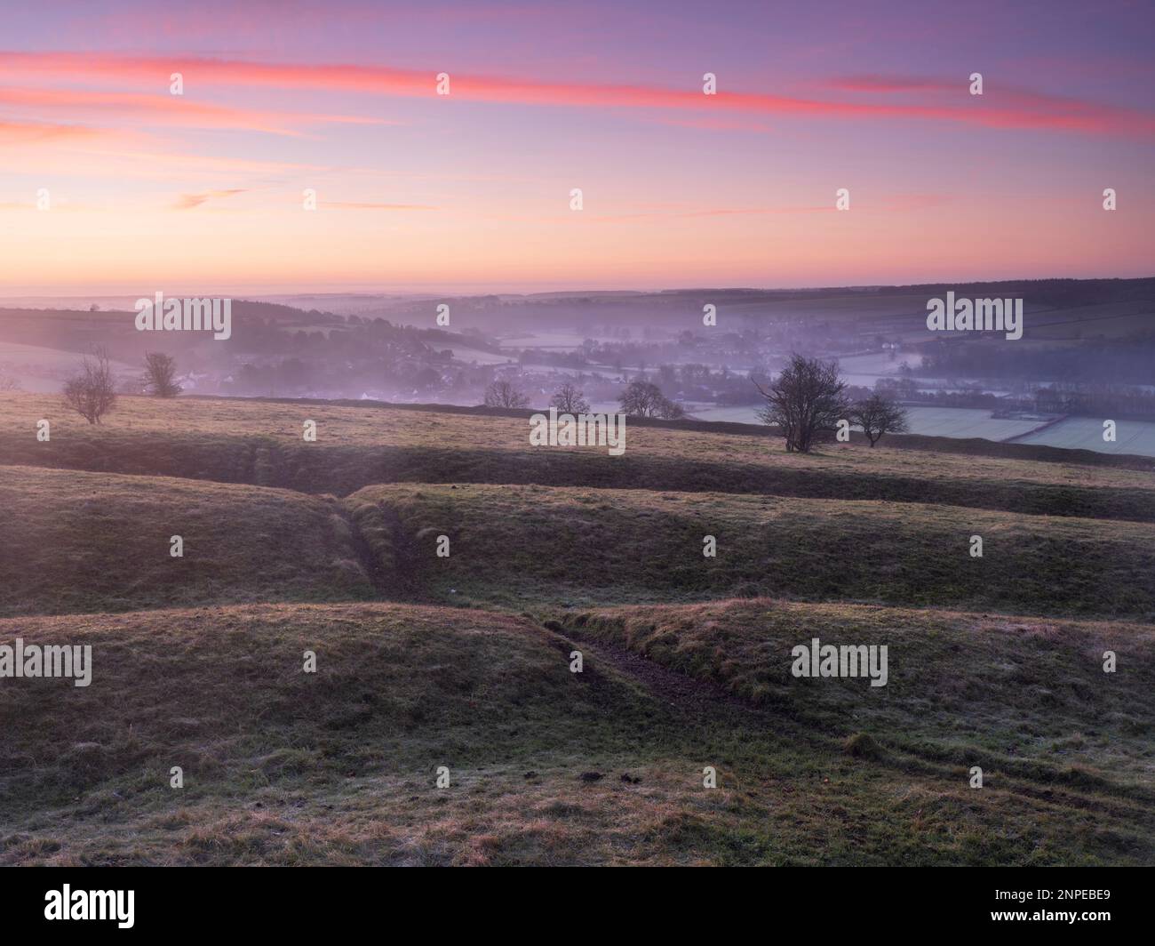 Hod hill dorset winter hi-res stock photography and images - Alamy