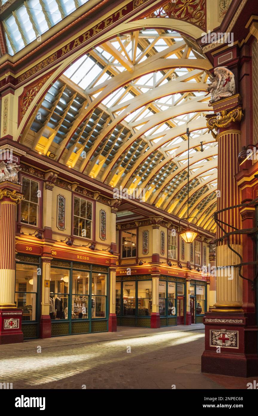 Interior of Leadenhall Market Stock Photo - Alamy