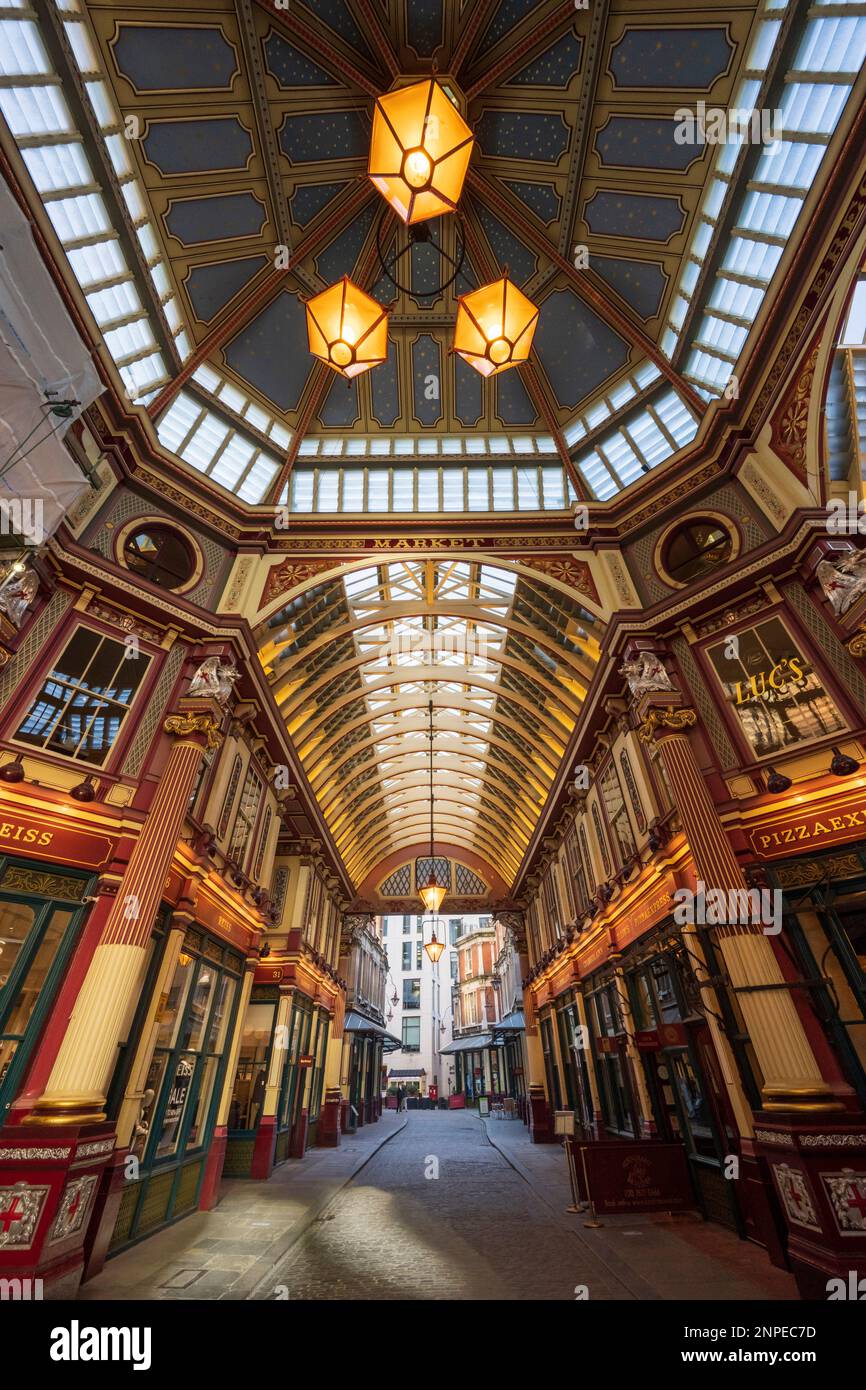 Interior of Leadenhall Market Stock Photo - Alamy