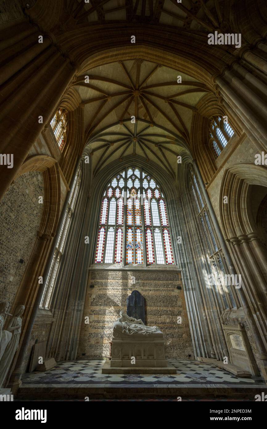 Interior of Milton Abbey church in Dorset Stock Photo - Alamy
