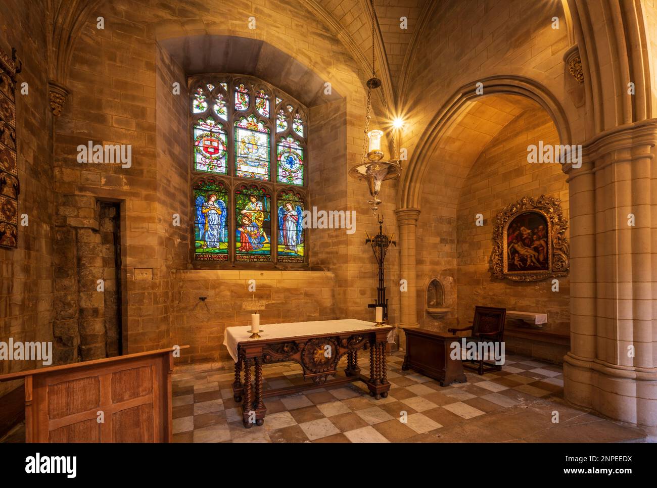 The Harvard Chapel in Southwark Cathedral in London Stock Photo - Alamy