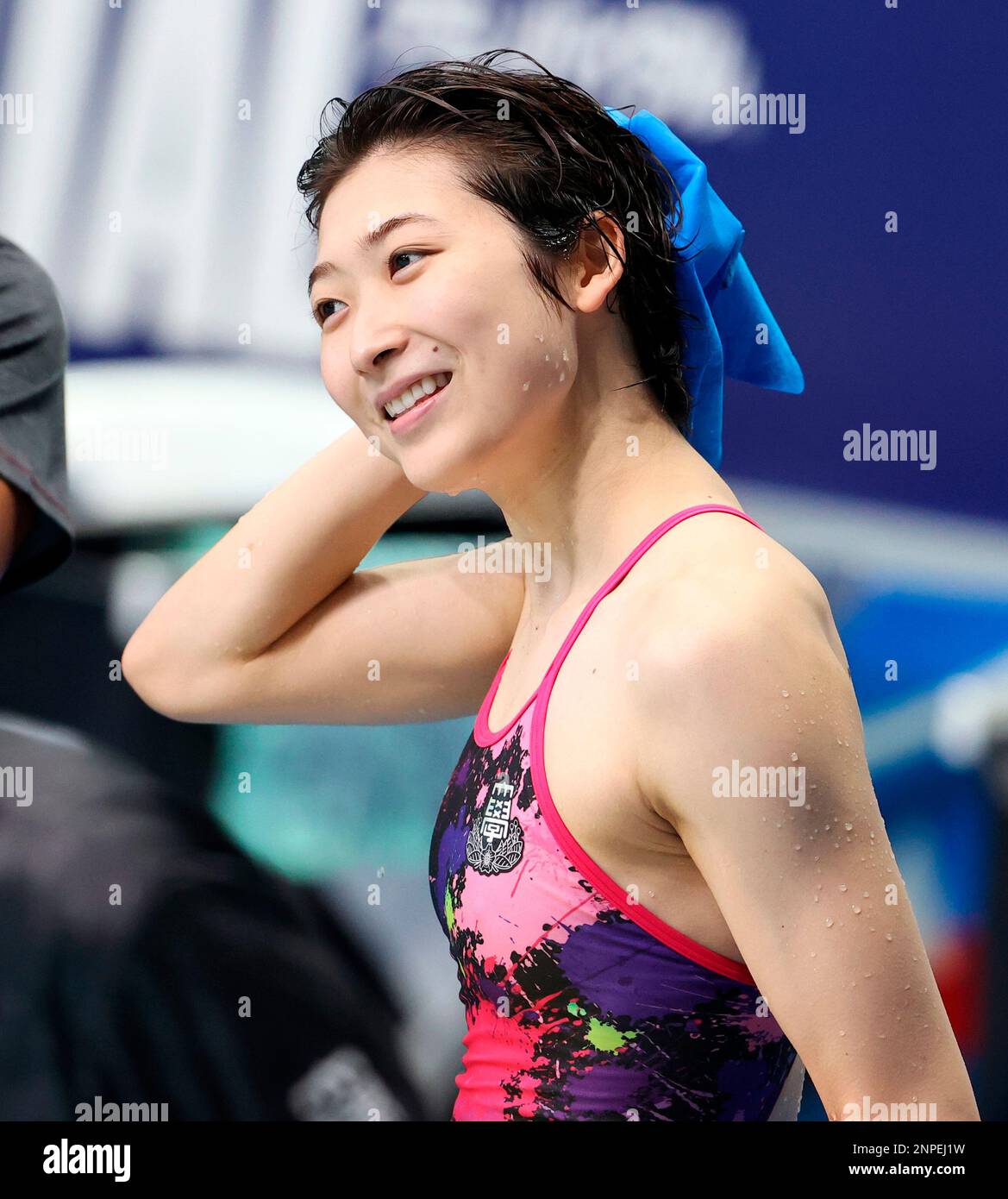 Japanese swimmer Rikako Ikee takes part in women 50-meter freestyle ...