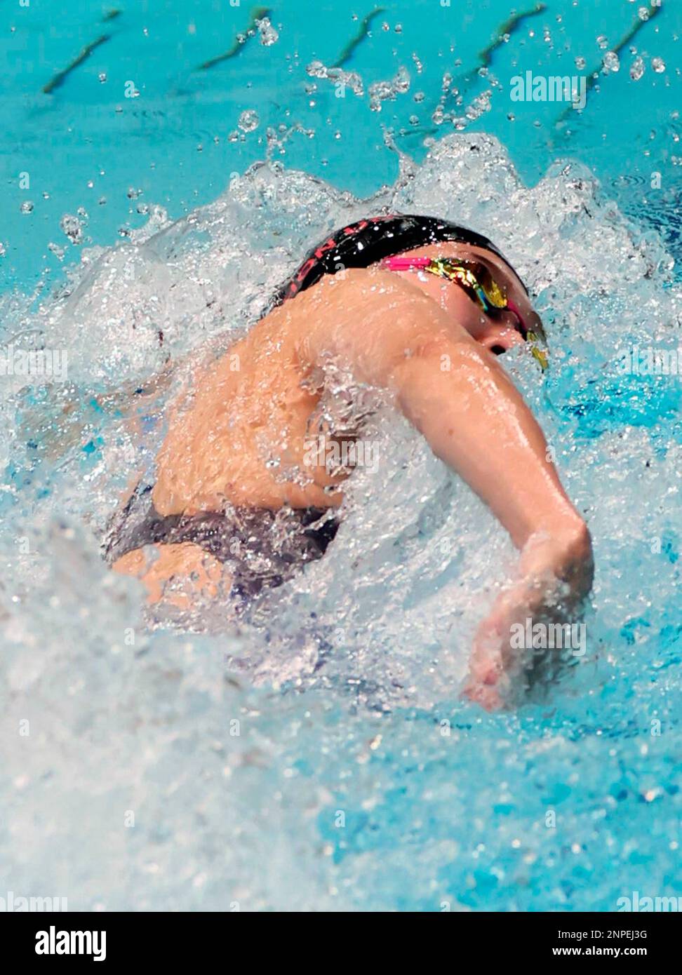 Japanese swimmer Rikako Ikee takes part in women 50-meter freestyle ...
