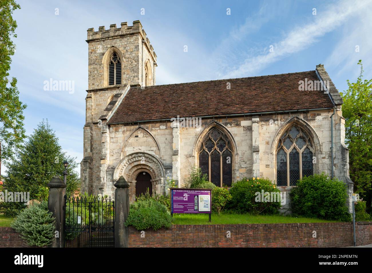 St Deny's church in York city centre Stock Photo - Alamy