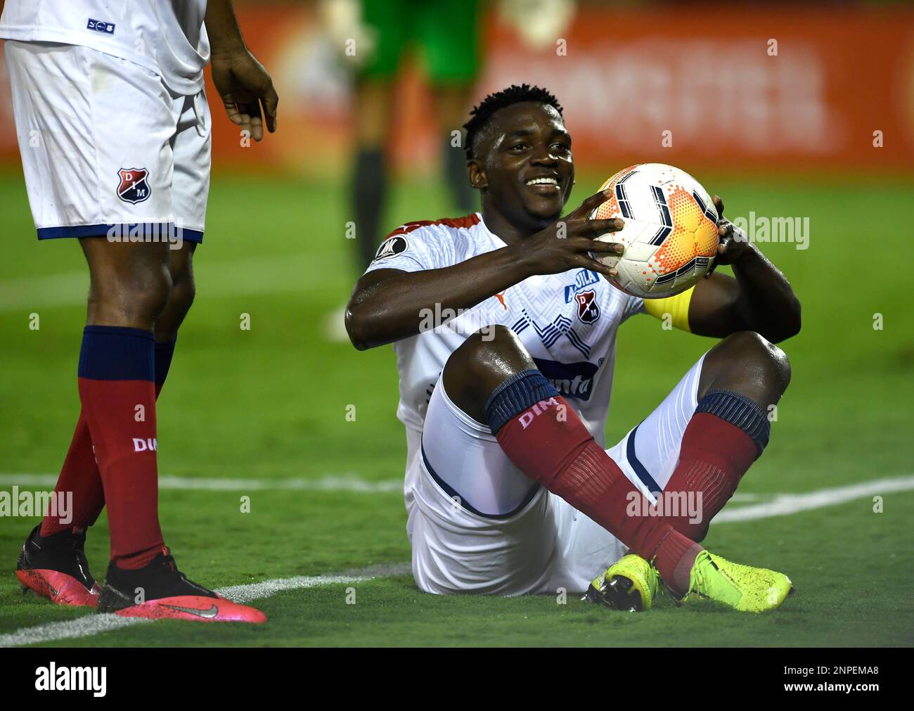 Jesus Murillo of Colombia's Independiente Medellin celebrates after ...