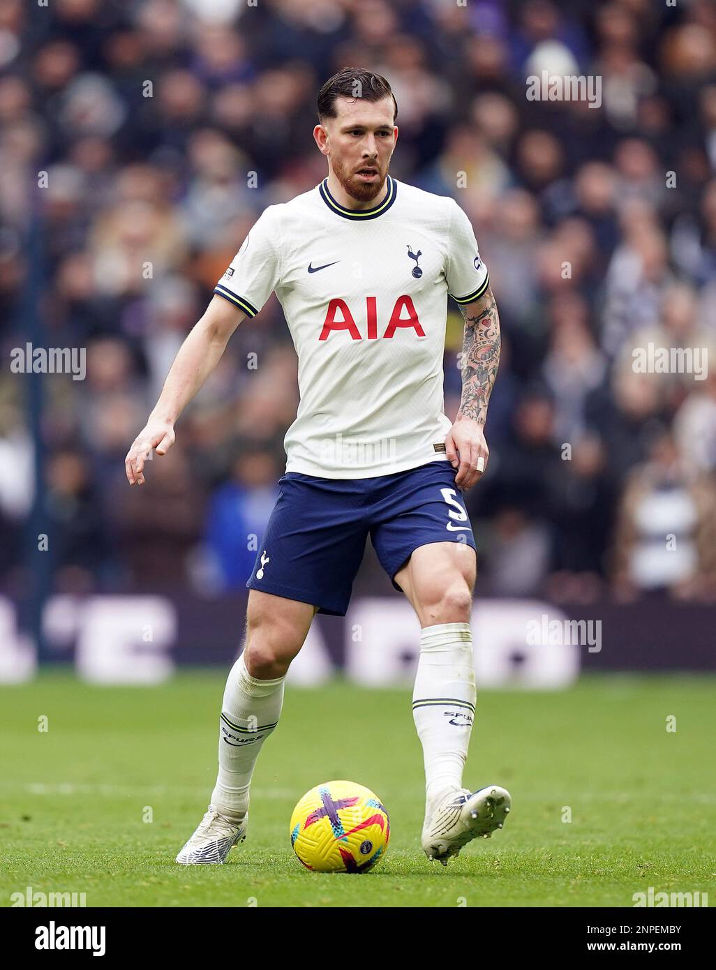 Tottenham Hotspur's Pierre-Emile Hojbjerg during the Premier League ...