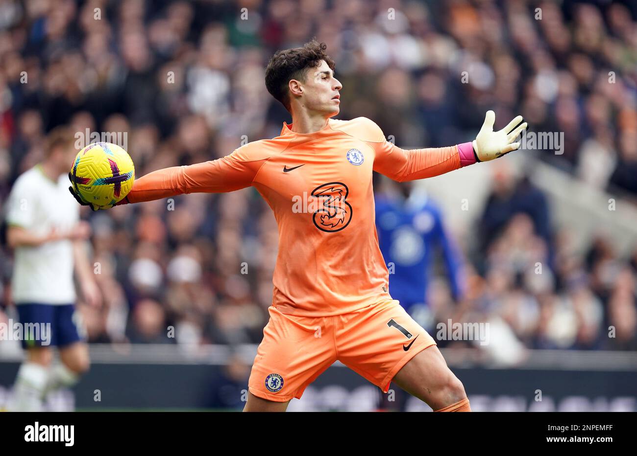 Chelsea goalkeeper Kepa Arrizabalaga during the Premier League match at ...