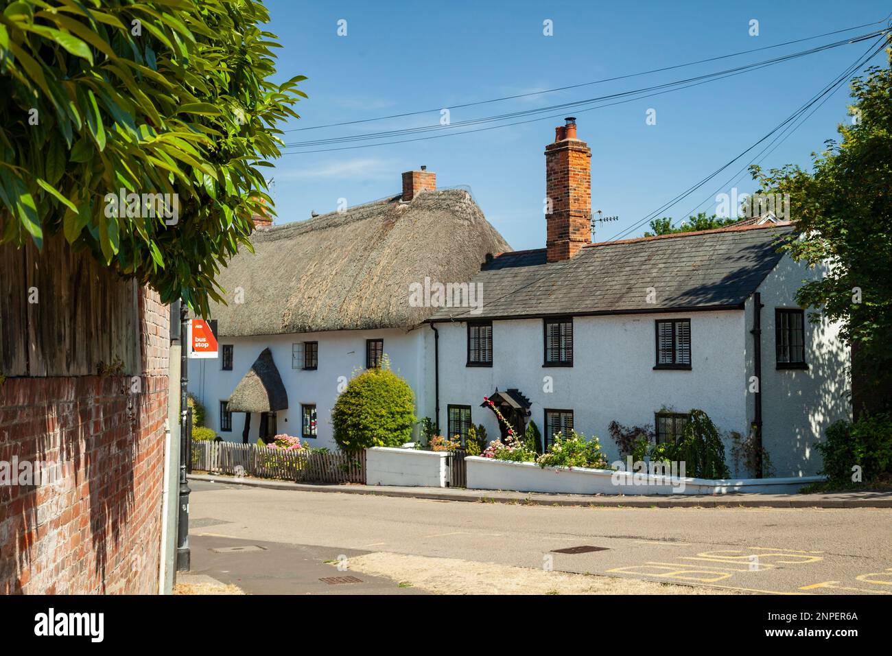 Summer afternoon on Harnham Road in Salisbury Stock Photo - Alamy