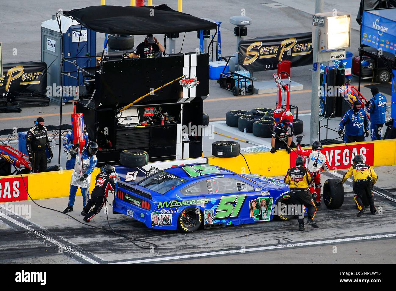 #51: Joey Gase, Petty Ware Racing, Ford Mustang Nevada Donate Life ...