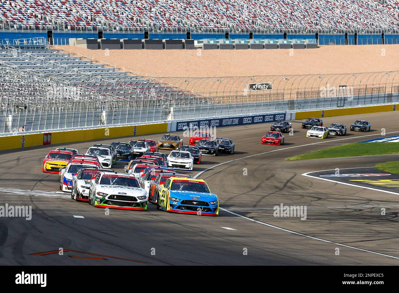 #22: Austin Cindric, Team Penske, Ford Mustang Menards/NIBCO, #98 ...