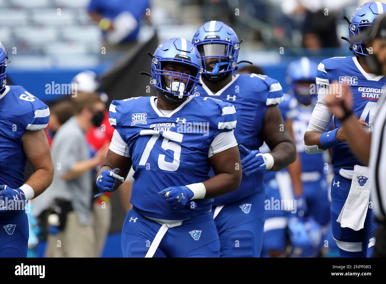 ATLANTA, GA - SEPTEMBER 19: Georgia State Panthers guard Shamarious ...