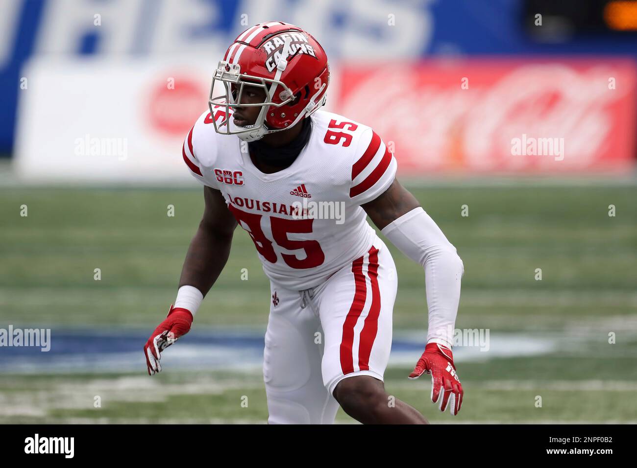 ATLANTA, GA - SEPTEMBER 19: Louisiana-Lafayette Ragin Cajuns linebacker ...