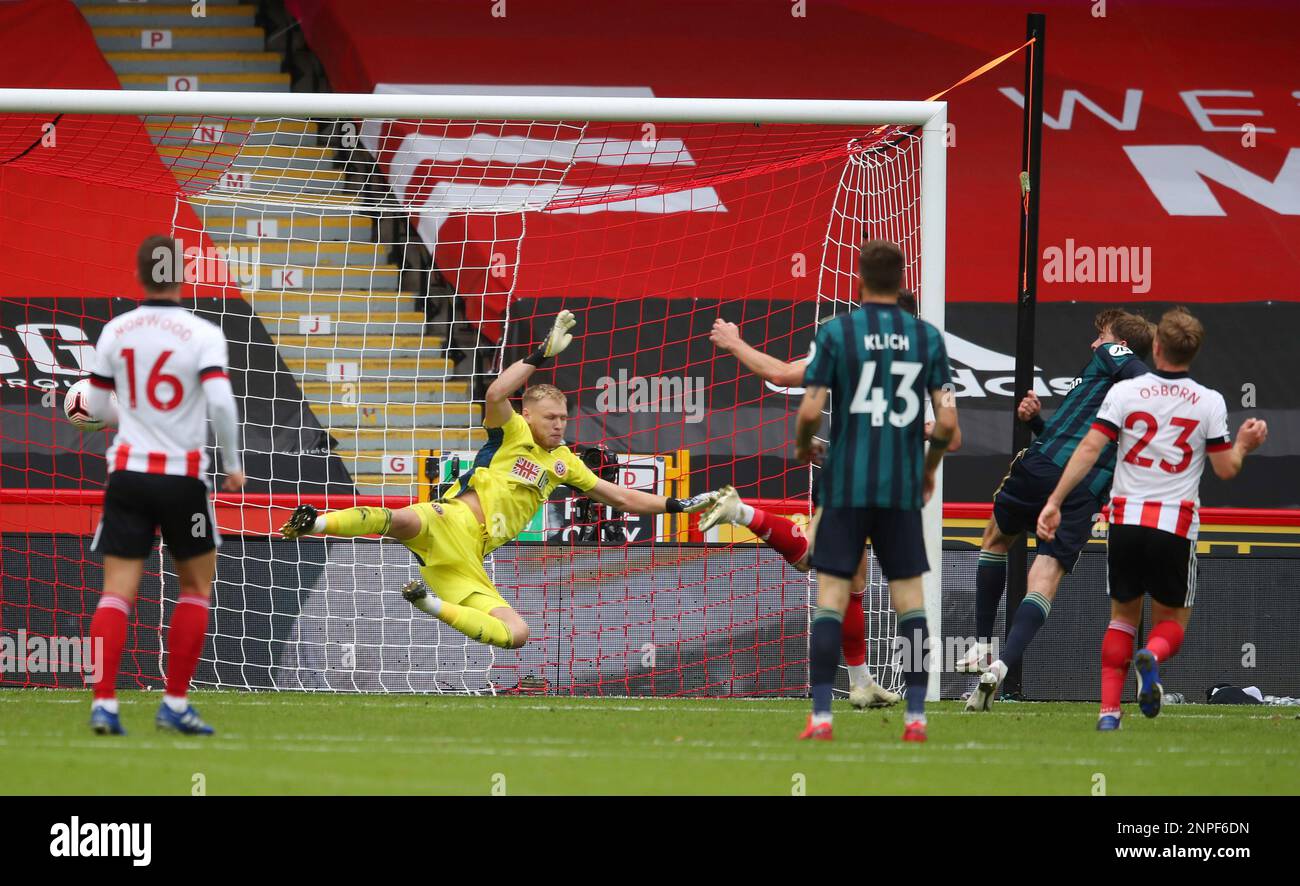 September 27, 2020, Sheffield, United Kingdom: Patrick Bamford scores ...