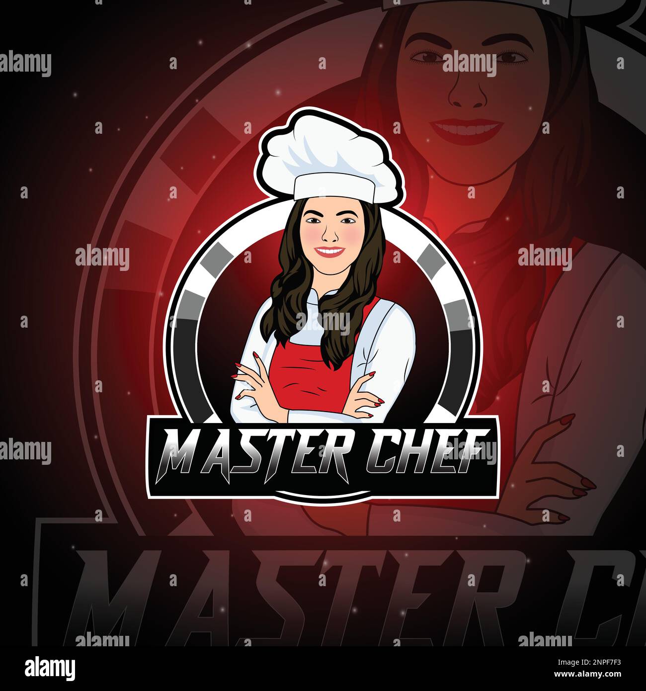 Cartoon mascot girl Stock Vector Images - Alamy