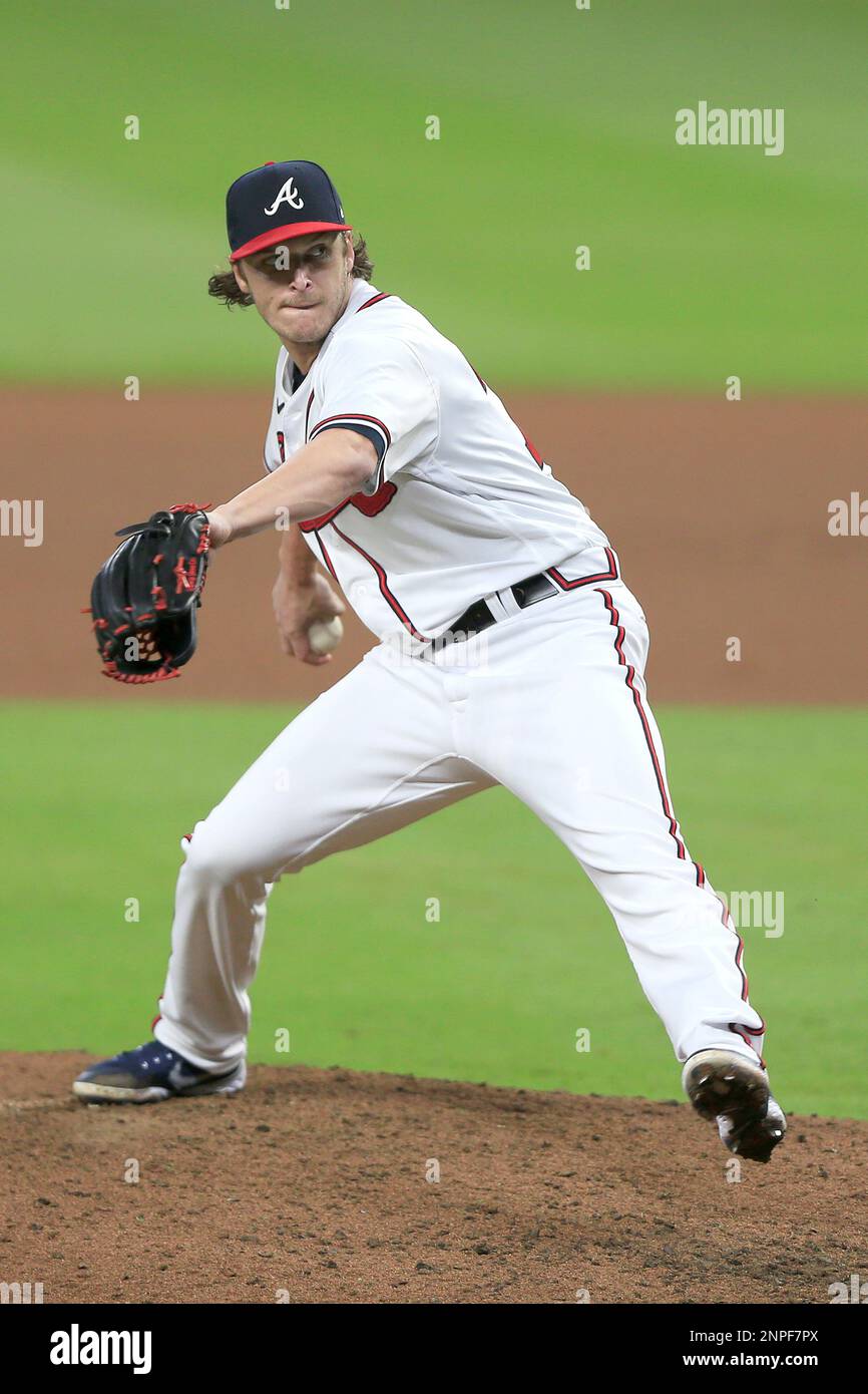 ATLANTA, GA - SEPTEMBER 26: Jacob Webb pitches during the interleague ...