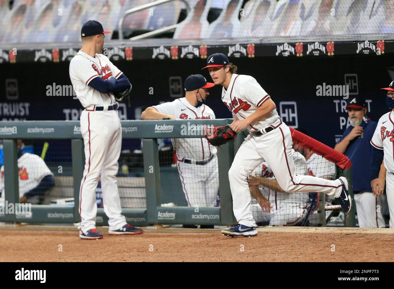 ATLANTA, GA - SEPTEMBER 26: Jacob Webb heads to the mound during the ...
