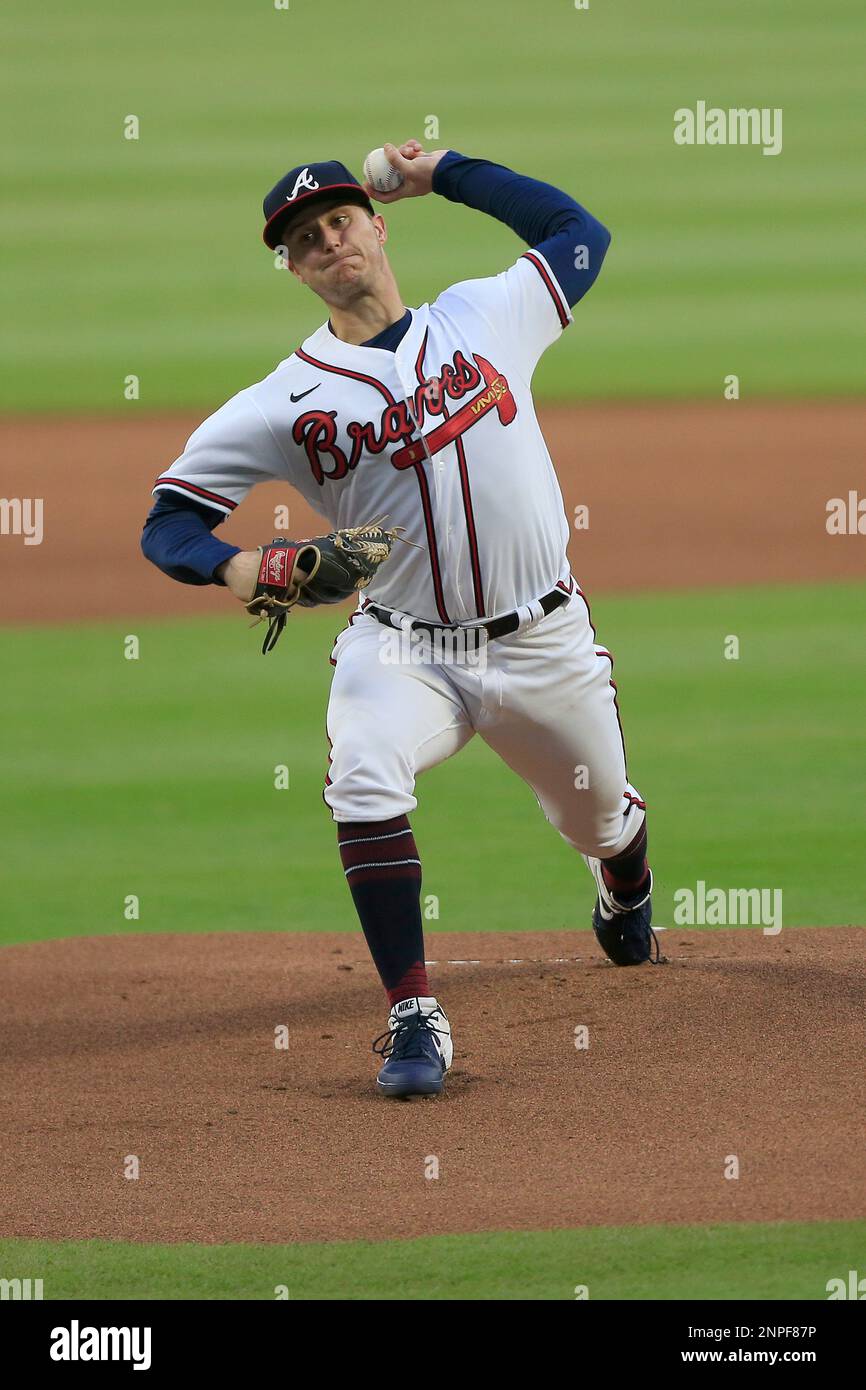 ATLANTA, GA - SEPTEMBER 26: Rookie pitcher Tucker Davidson make his ...
