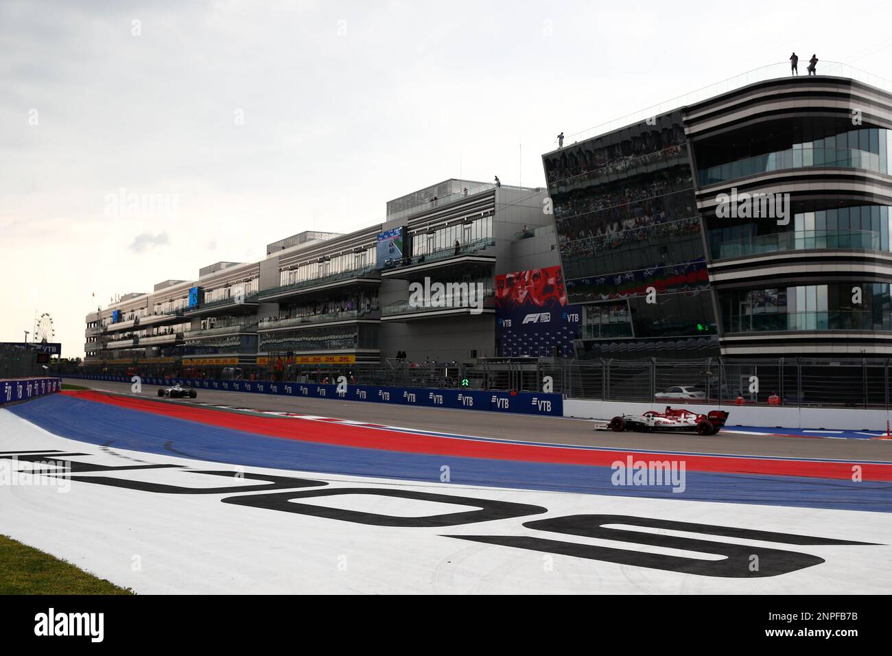 Alfa Romeo driver Kimi Raikkonen of Finland steers his car during the ...
