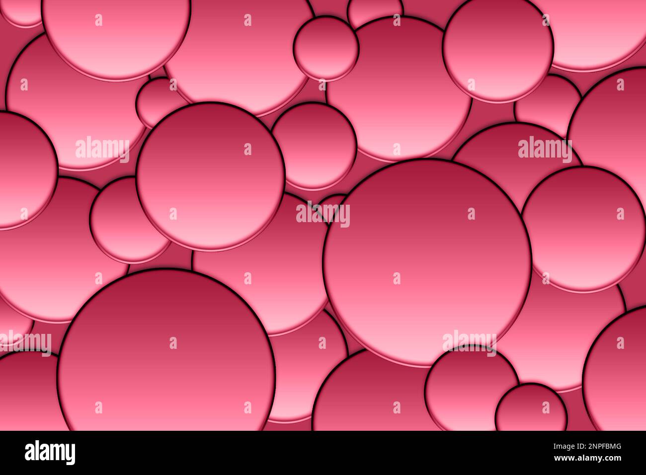gradient circles background, magenta color seamless pattern Stock Photo ...
