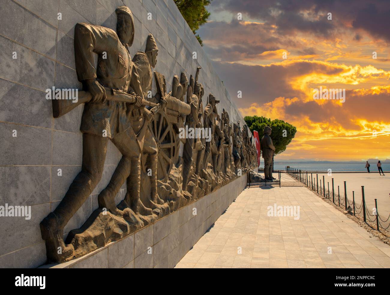 Canakkale, Turkey, September 26, 2021: Canakkale Martyrs Memorial ...