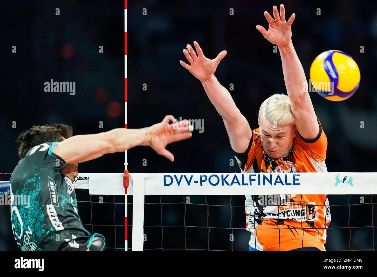 Mannheim, Germany. 26th Feb, 2023. Volleyball, men: DVV Cup, SWD ...