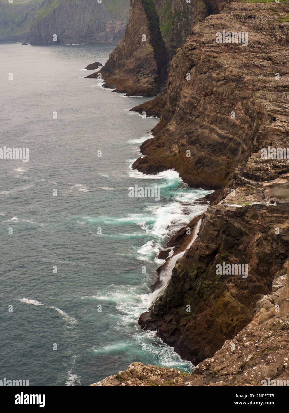 Bøsdalafossur is a waterfall in the Faroe Islands that flows from the ...