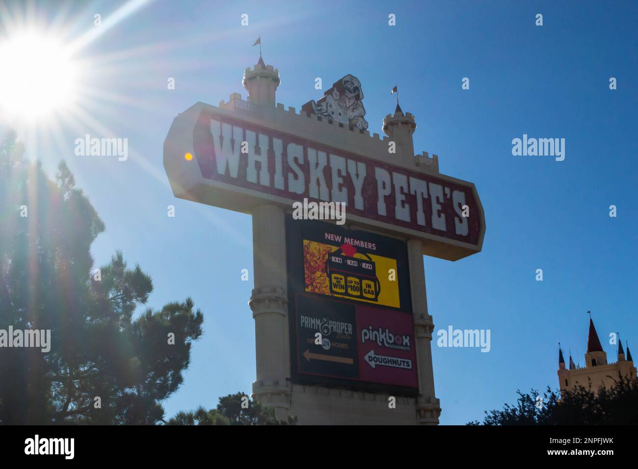 PRIMM, NEVADA, UNITED STATES - 11 November 2022: Famous Whiskey Petes ...
