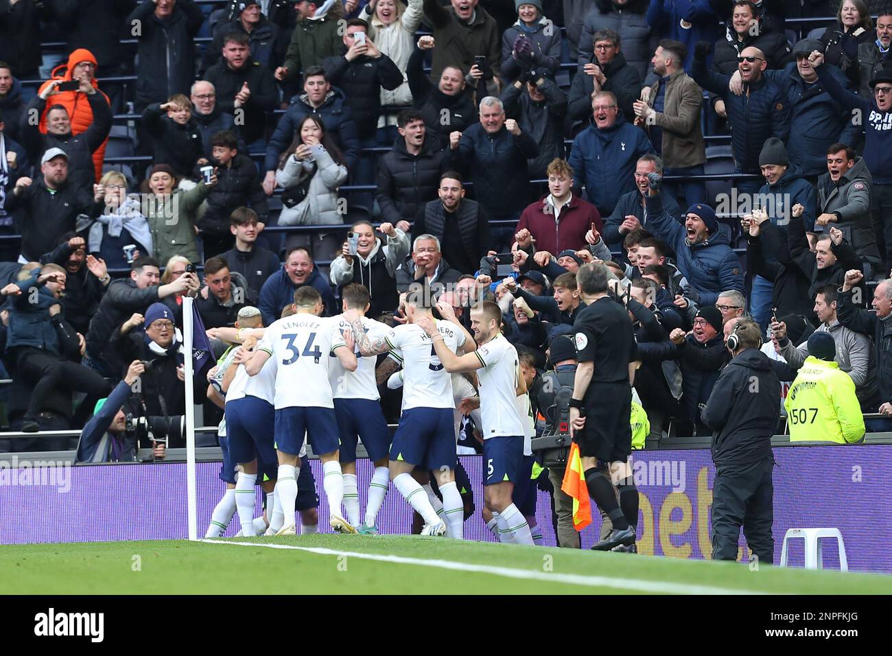 Tottenham Hotspur Stadium, London, UK. 26th Feb, 2023. Premier League ...