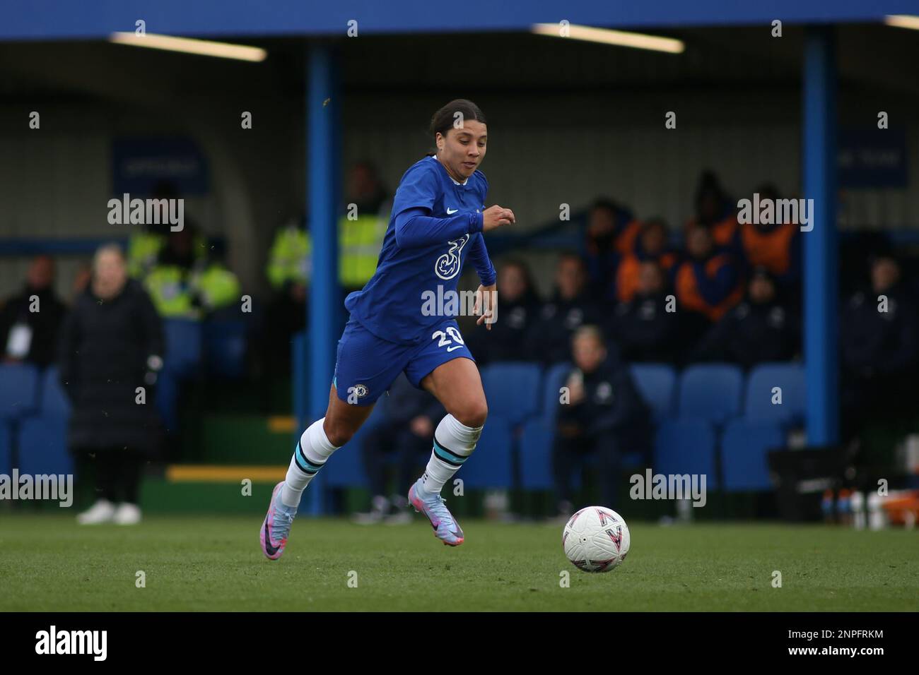 London, UK. 26th Feb, 2023. London, Ferbruary 26th 2023: Sam Kerr (20 ...