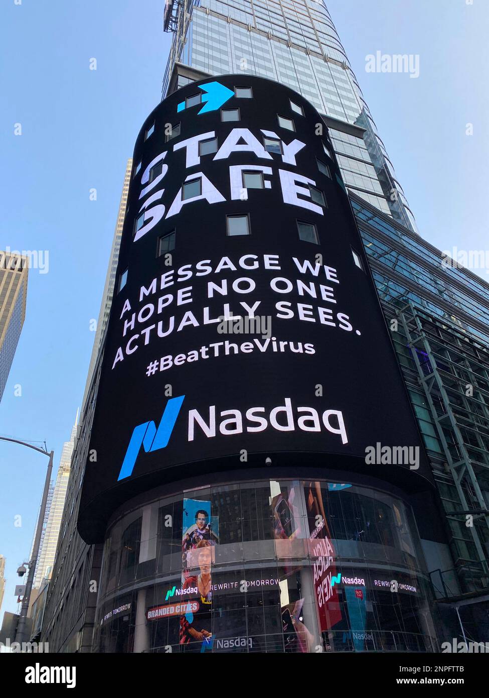 Photo by: STRF/STAR MAX/IPx 2020 9/22/20 The Nasdaq Display is seen ...