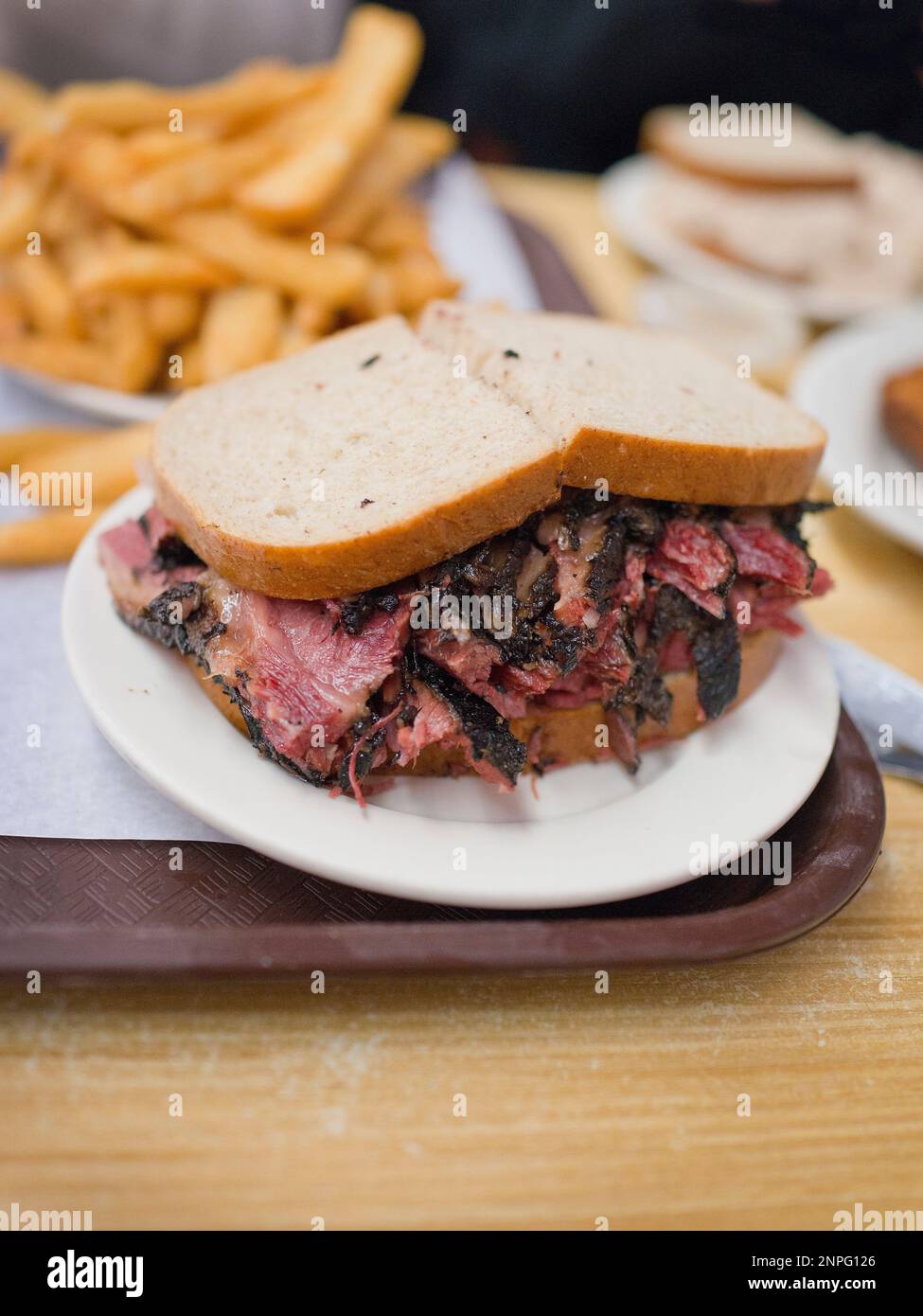 World famous Katz's Delicatessen, located on the lower east side of ...