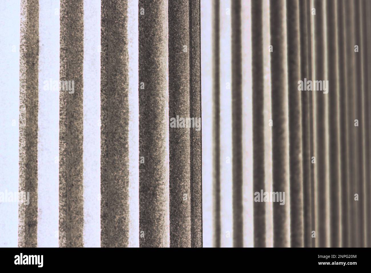Full frame minimalist view of a typical classical Greek column with ...